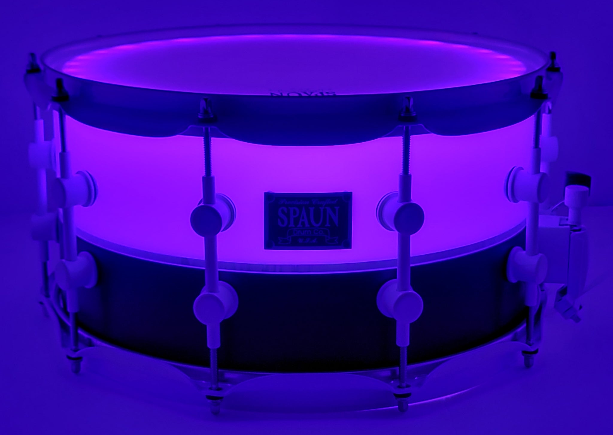 7x14 Hybrid LED Snare Drum | Spaun Drums – SPAUN