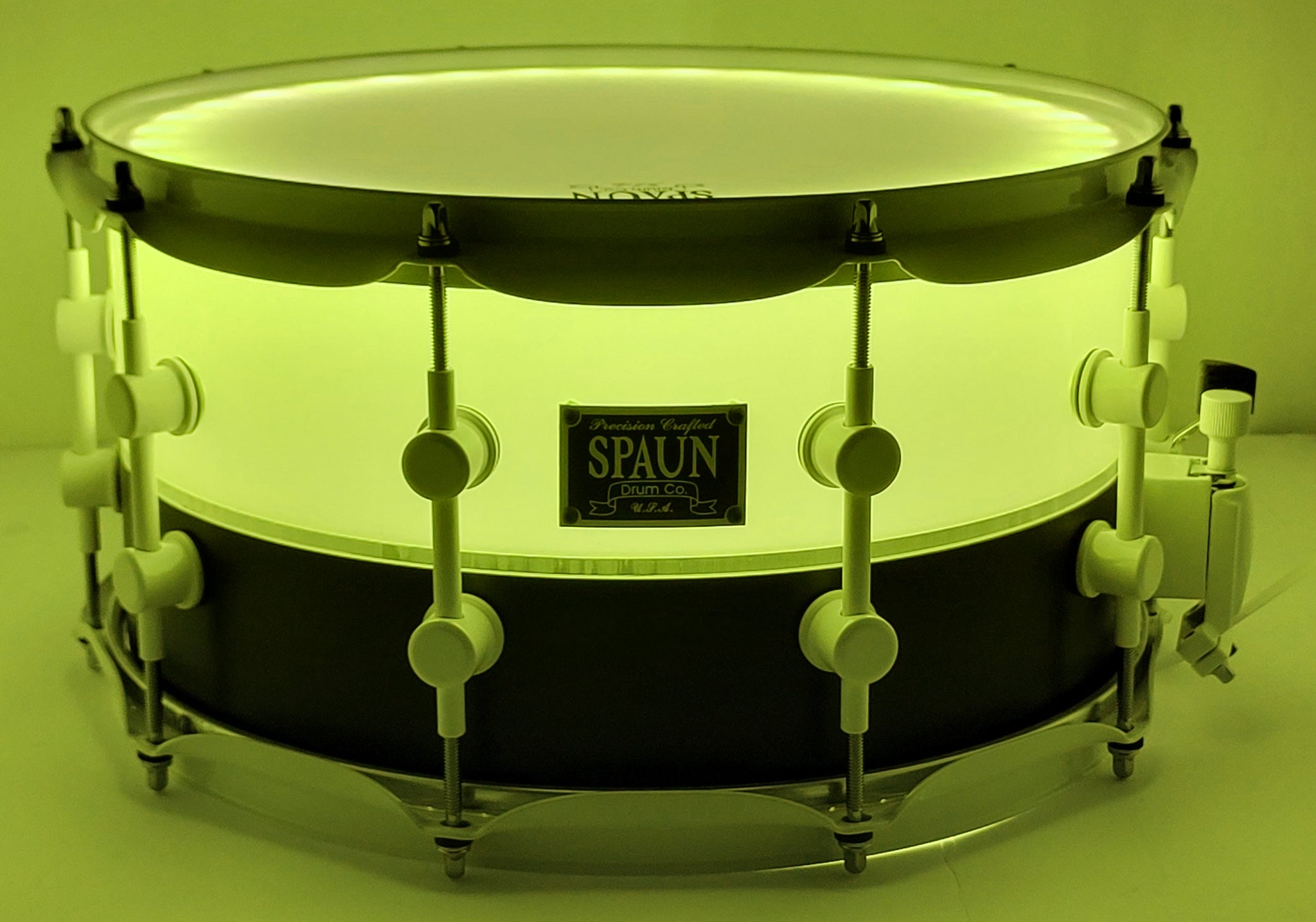 7x14 Hybrid LED Snare Drum | Spaun Drums – SPAUN