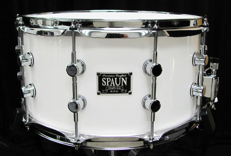 Spaun Snare Drum LED 7.5x14-White – SPAUN