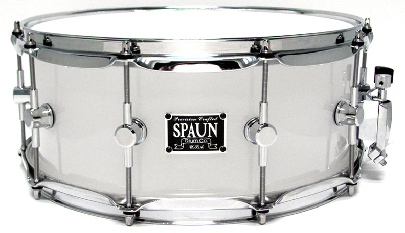 Spaun Snare Drum LED 6x14-Sandblasted – SPAUN