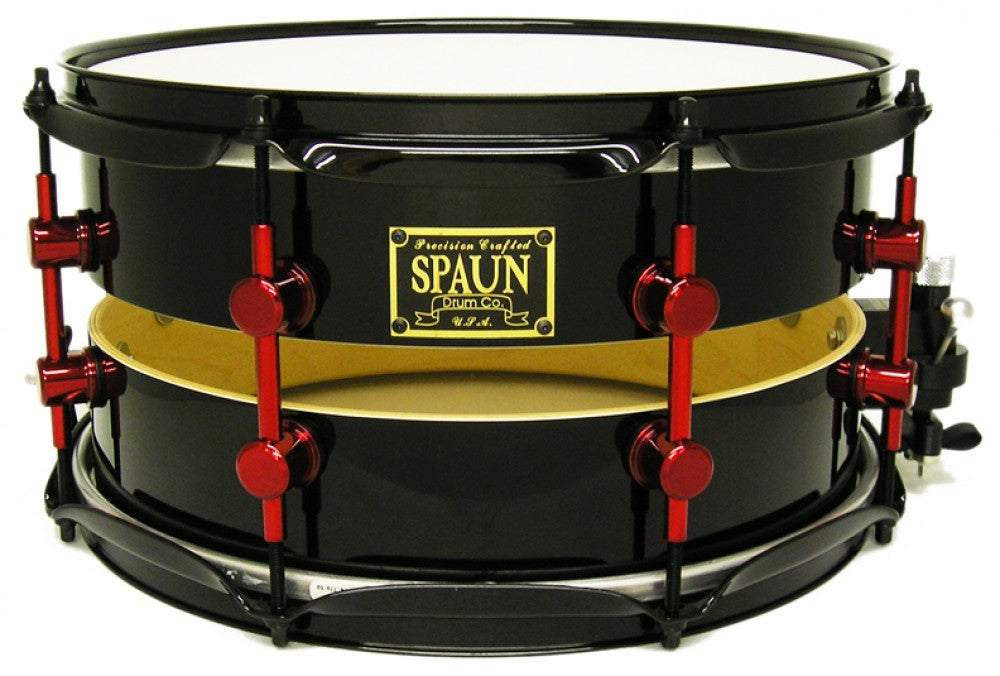 Split 7x13-Gloss Black – Spaun Drum Company